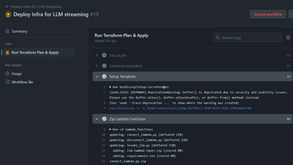 How to stream LLM responses using AWS API Gateway Websocket and Lambda