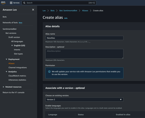 Effectively analyze chat sentiment by Amazon Lex and OpenAI-GPT-3 API: Deploy using Terraform ...