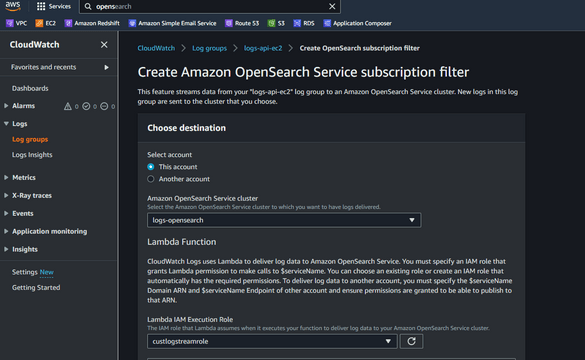 Stream Logs From Ec2 To Aws Opensearch And Easily Perform Searches On The Logs Deploy An