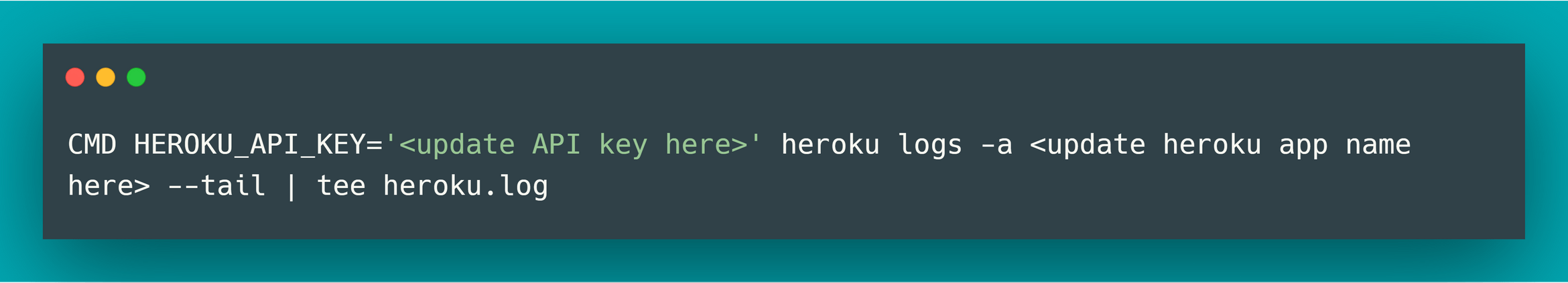 Stream Heroku logs to AWS Cloudwatch using an EC2 instance and Docker