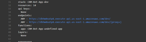 A Zoom bot for a CRM application using AWS Lambda and Deployed via Jenkins